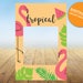 Flamingo Party, Photo Booth Frame, Selfie Frame, Flamingo Photo Booth ...