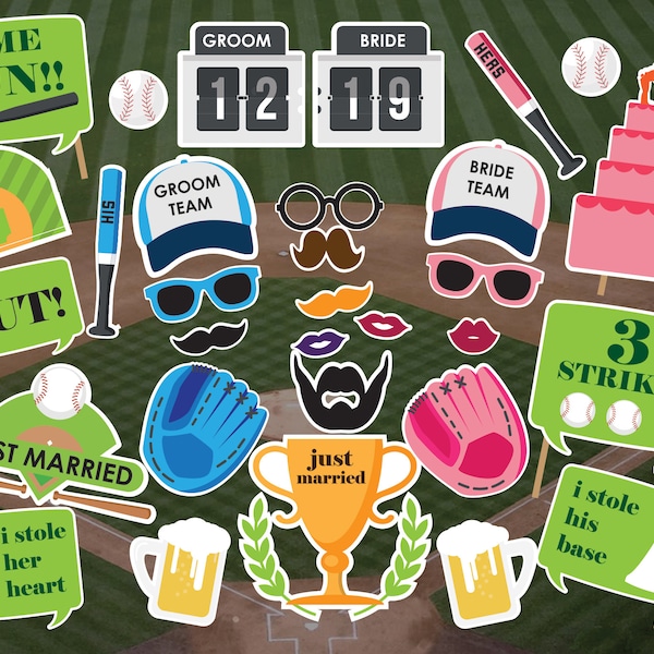 Baseball Photo Booth - Etsy