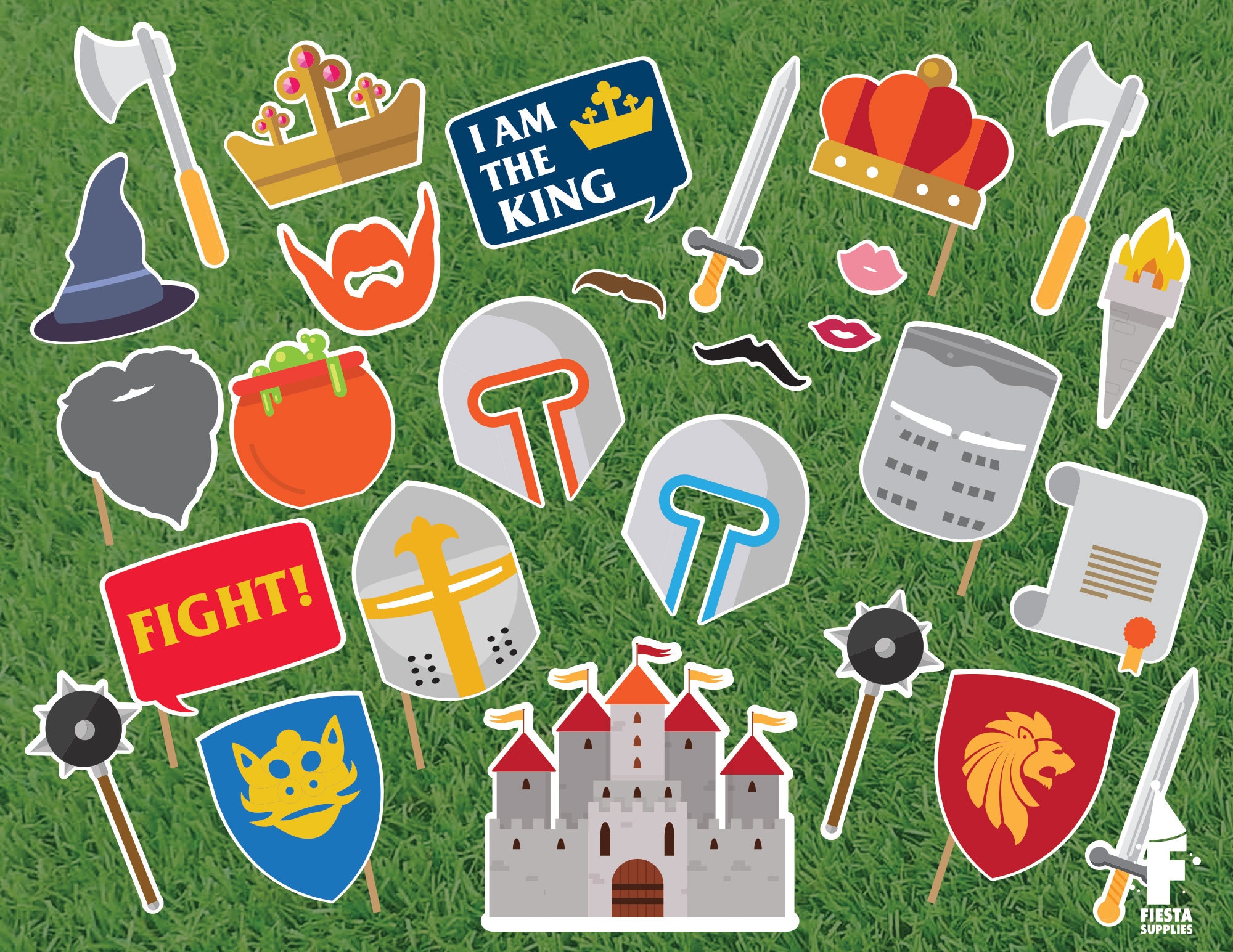 Printable Medieval Photo Booth Props Middle Ages Fair Crown - Etsy