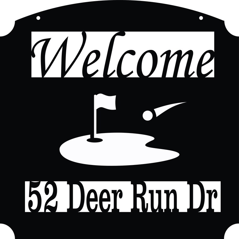 Custom Metal Address Sign - Etsy