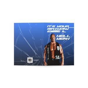 Stone Cold Birthday Card - Etsy