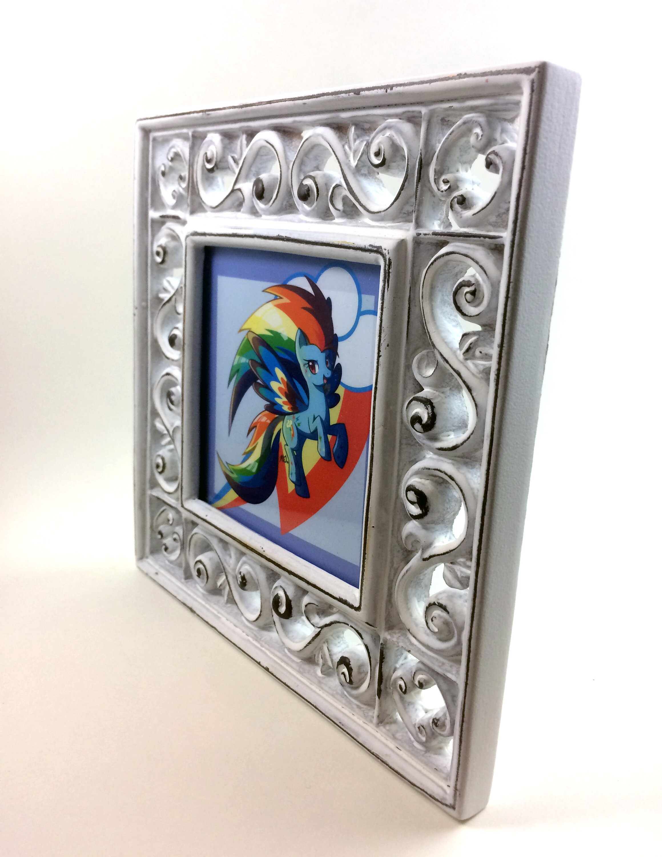 Mini Framed Rainbow Dash Art - Etsy