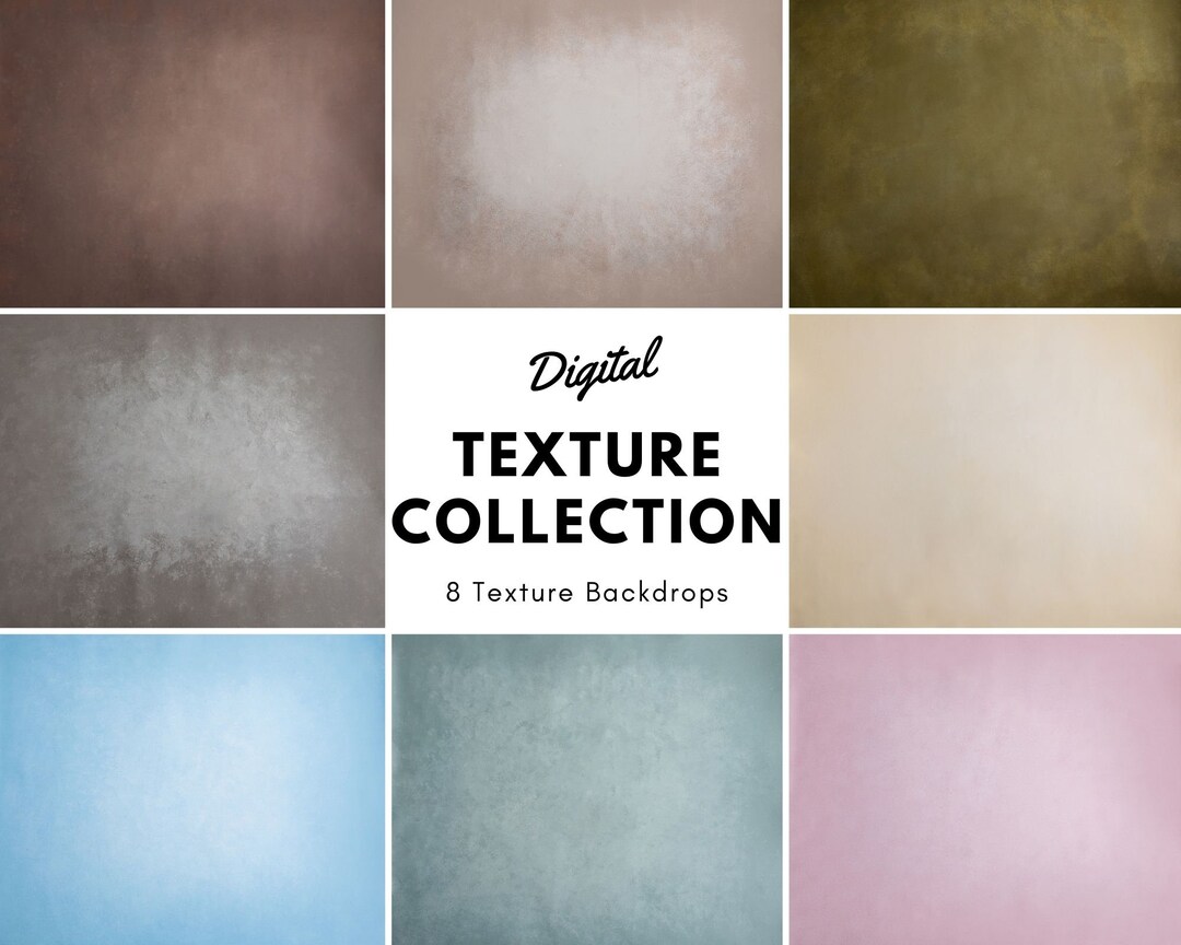 Digital Texture Collection of 8 Custom Painted Texture Backdrops ...