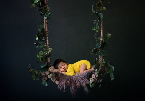 Digital Backdrop Newborn Digital Background Forest Greenery | Etsy