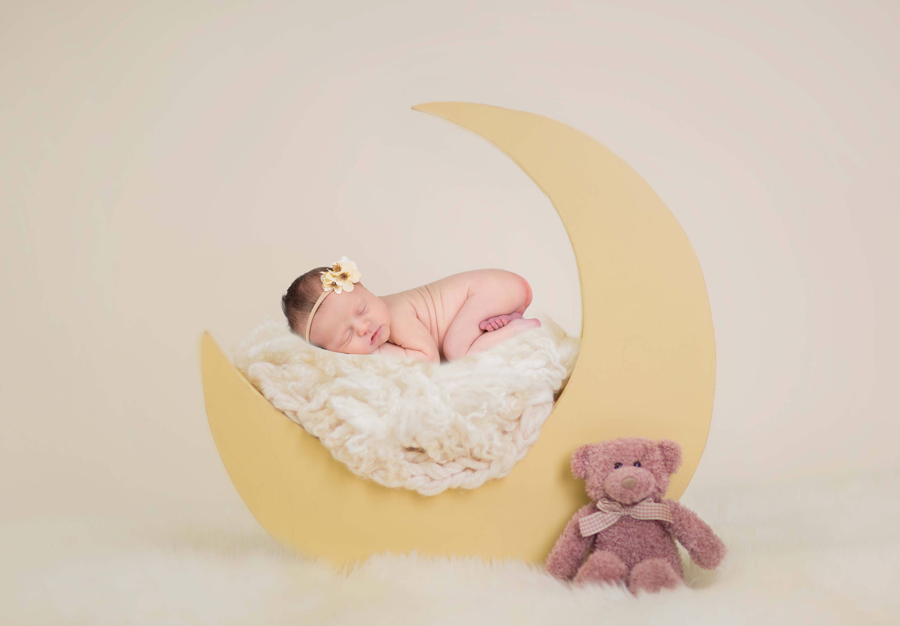 Digital Background Moon for Newborn Photography. Newborn | Etsy