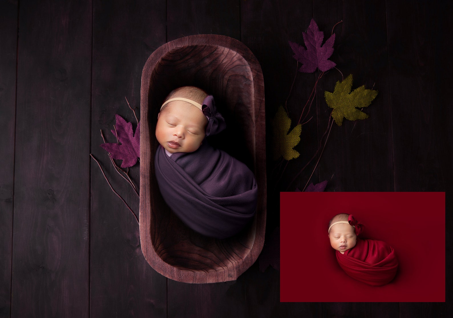 Newborn Digital Backdrop Fall Photo Backdrop Newborn Photography ...