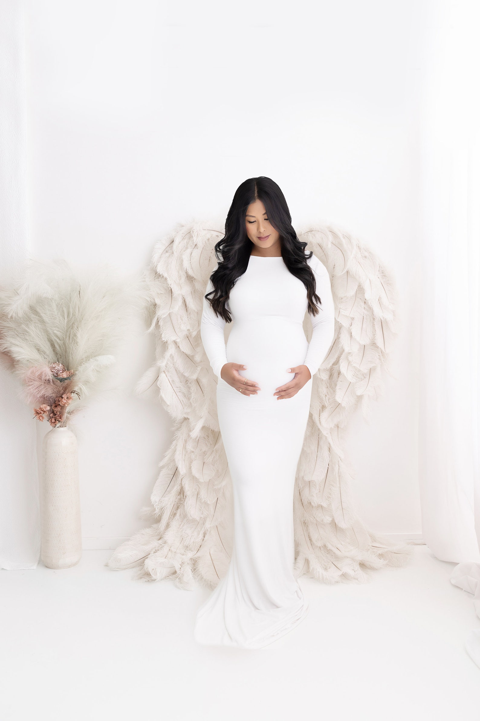 Digital Backdrop Maternity Wings Set of Two Angel Wings Digital ...