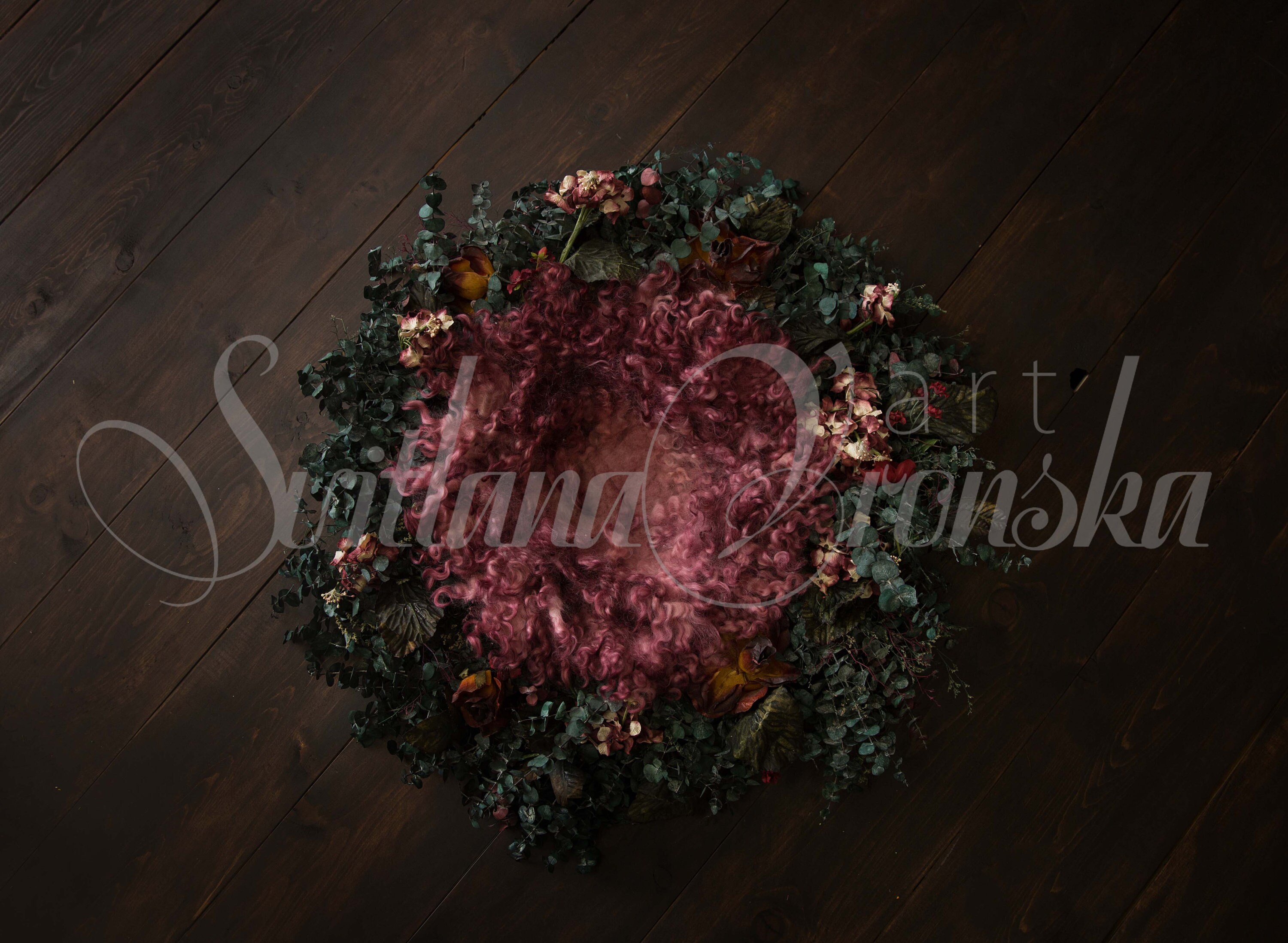 Digital Backdrop Newborn Wreath Collection Set of 4 Newborn - Etsy