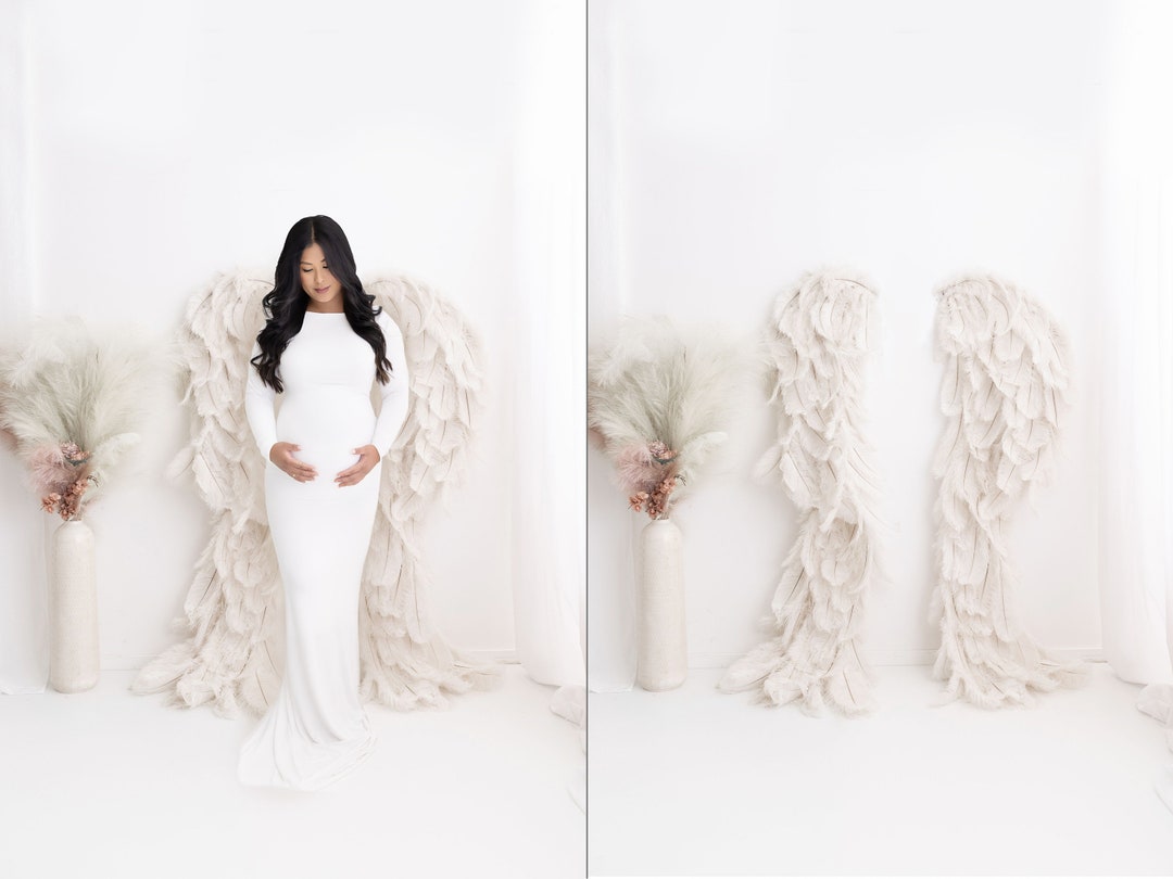 Digital Backdrop Maternity Wings Set of Two Angel Wings Digital ...
