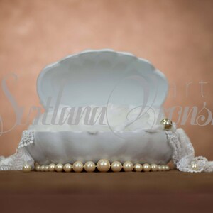 Digital Backdrop - Pearl Shell Newborn Overlay Digital Background ...