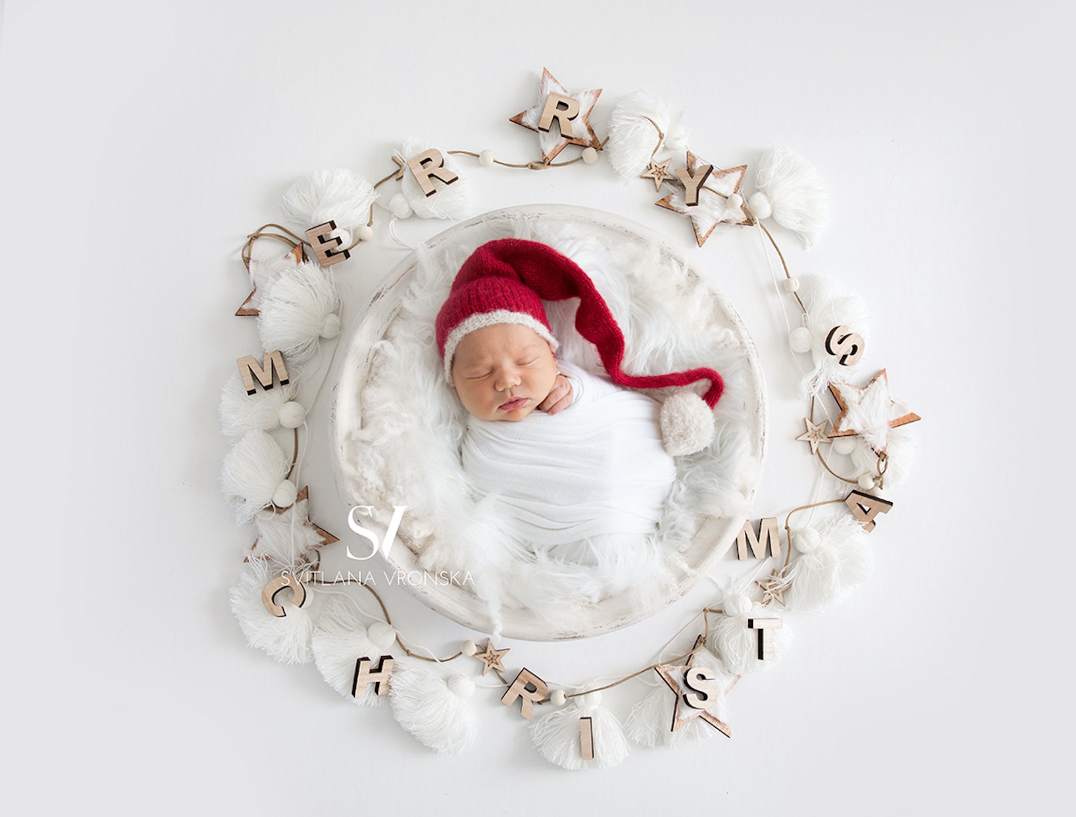 Newborn Digital Backdrop Merry Christmas Newborn Digital Background ...
