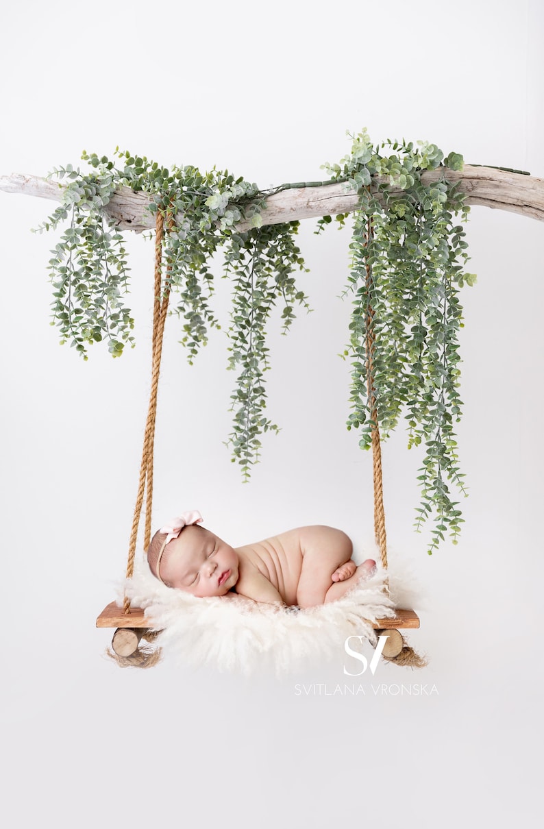 Newborn Digital Backdrop Beautiful Simple Hanging Swing - Etsy