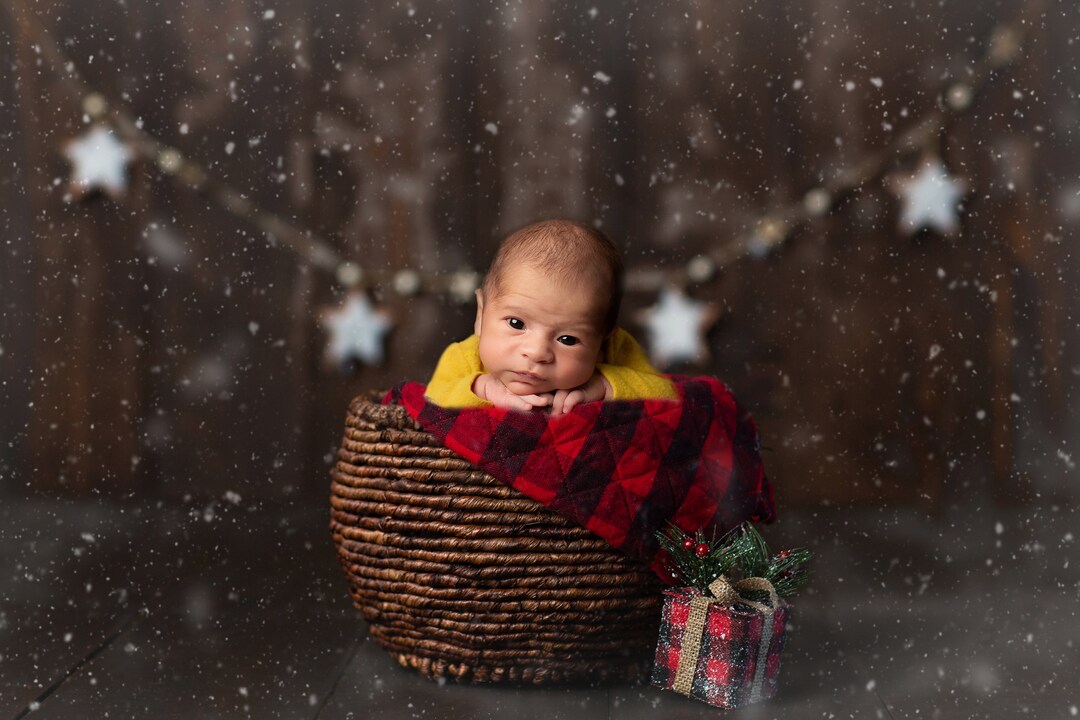 Christmas Digital Backdrop Newborn Digital Background for Newborn ...