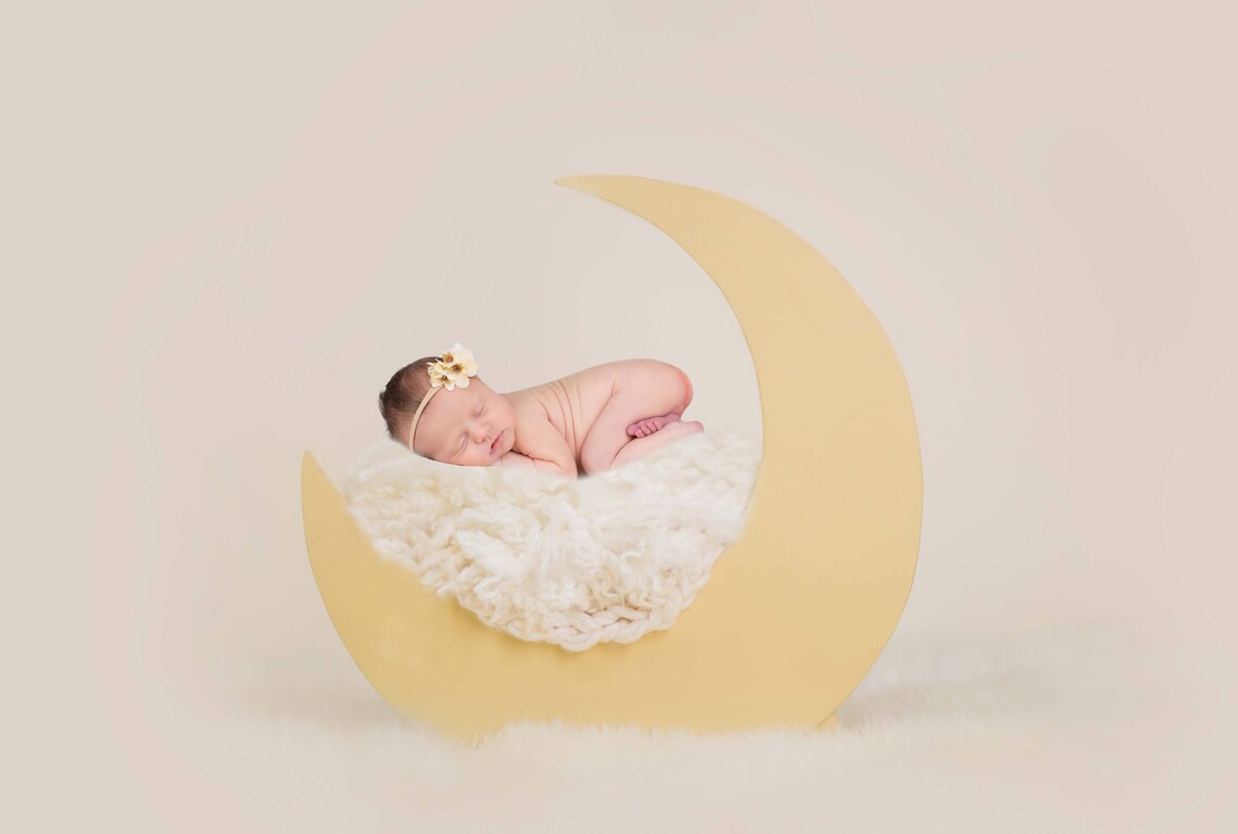 Newborn Digital Backdrop Moon Photo Prop - Digital Background Newborn ...