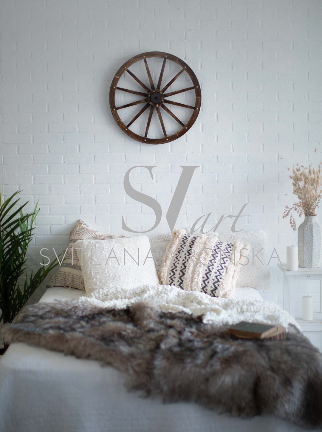 Digital Backdrop Bed Setup for Maternity Photography and Boudoir ...