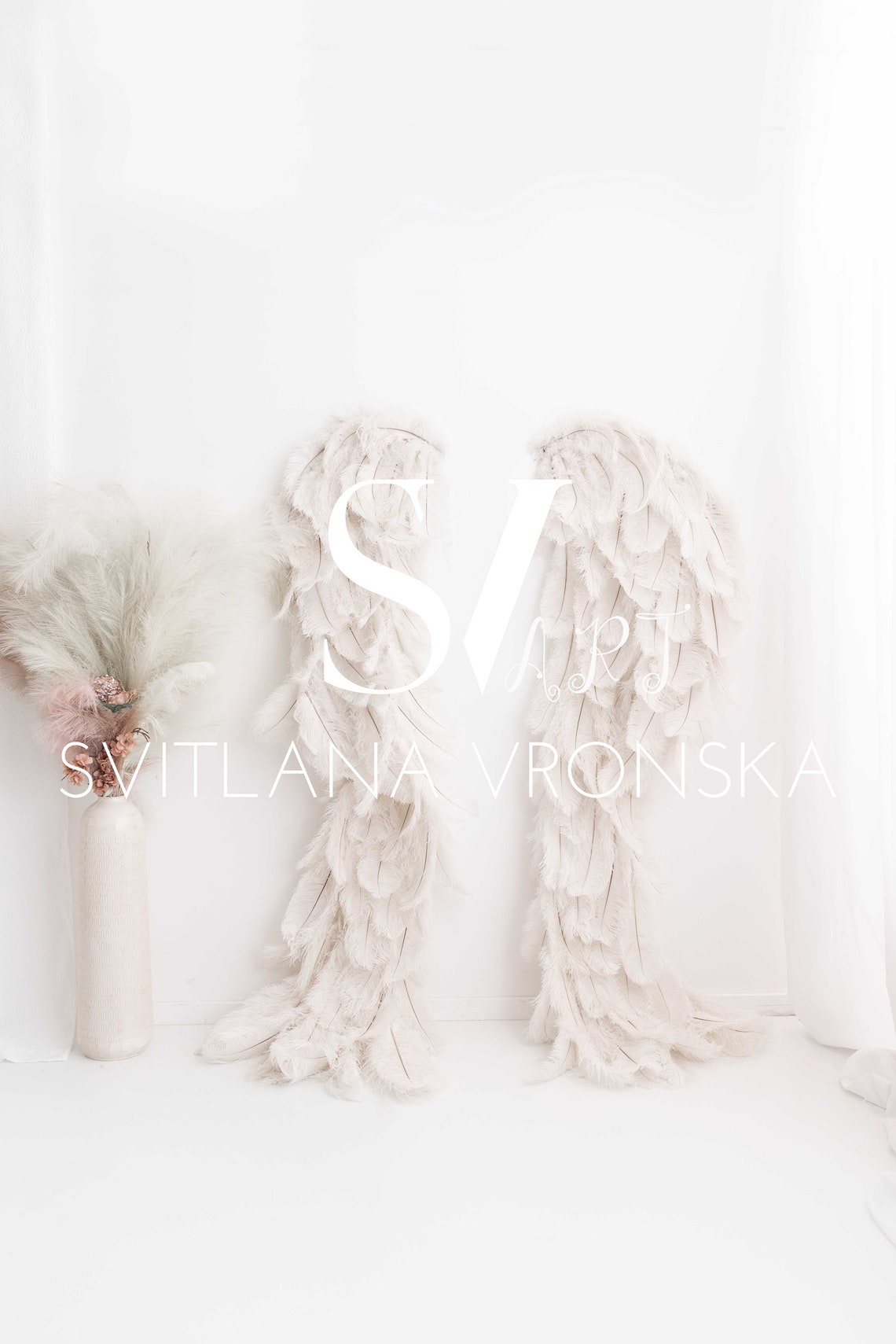 Digital Backdrop Maternity Wings Set of Two Angel Wings - Etsy