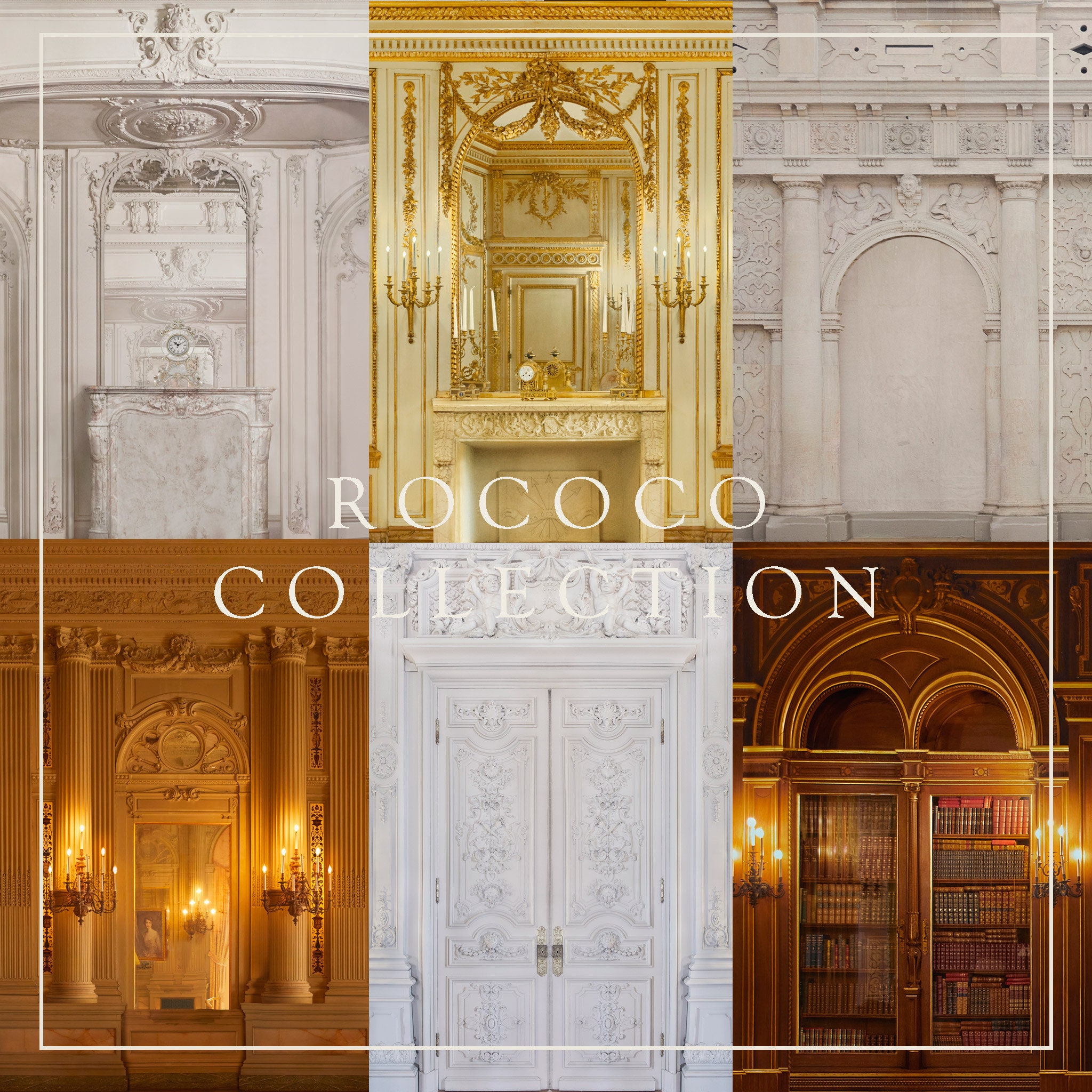 Digital Backdrops the Rococo Collection - Etsy