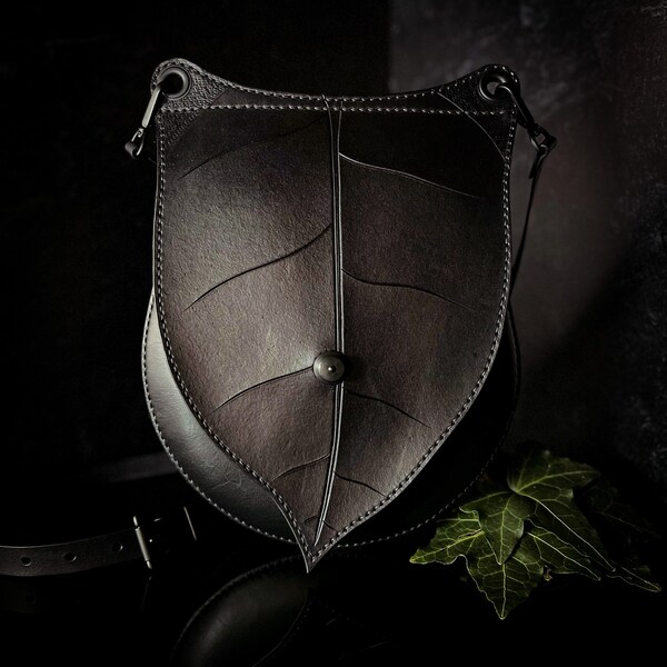 Leather Leaf Purse - Etsy