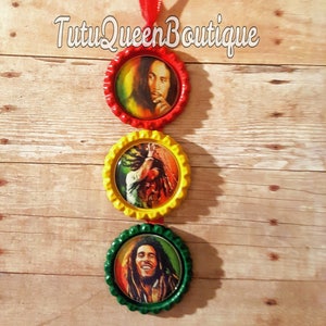 Bob Marley Christmas Ornament Reggae Colorful Red Yellow Green - Etsy