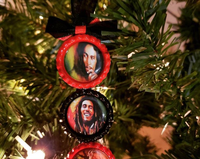 Bob Marley Christmas Ornament Reggae Colorful Red Yellow Green Rasta ...