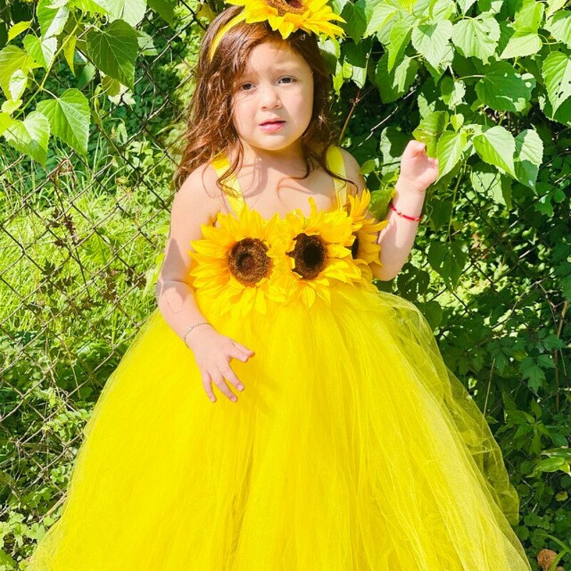 Sunflower Dress - Etsy