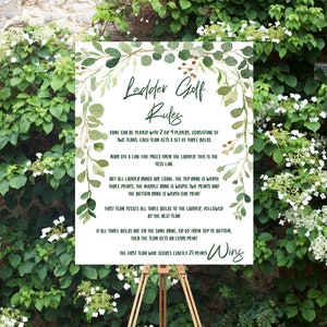 Ladder Golf Rules Sign: Yard Game Printable (digital Download) - Etsy