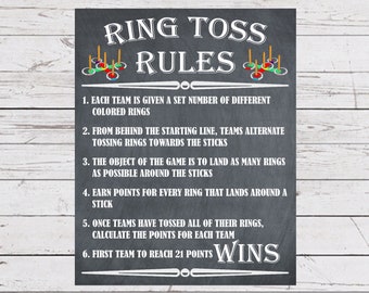 Ring Toss Sign | Etsy