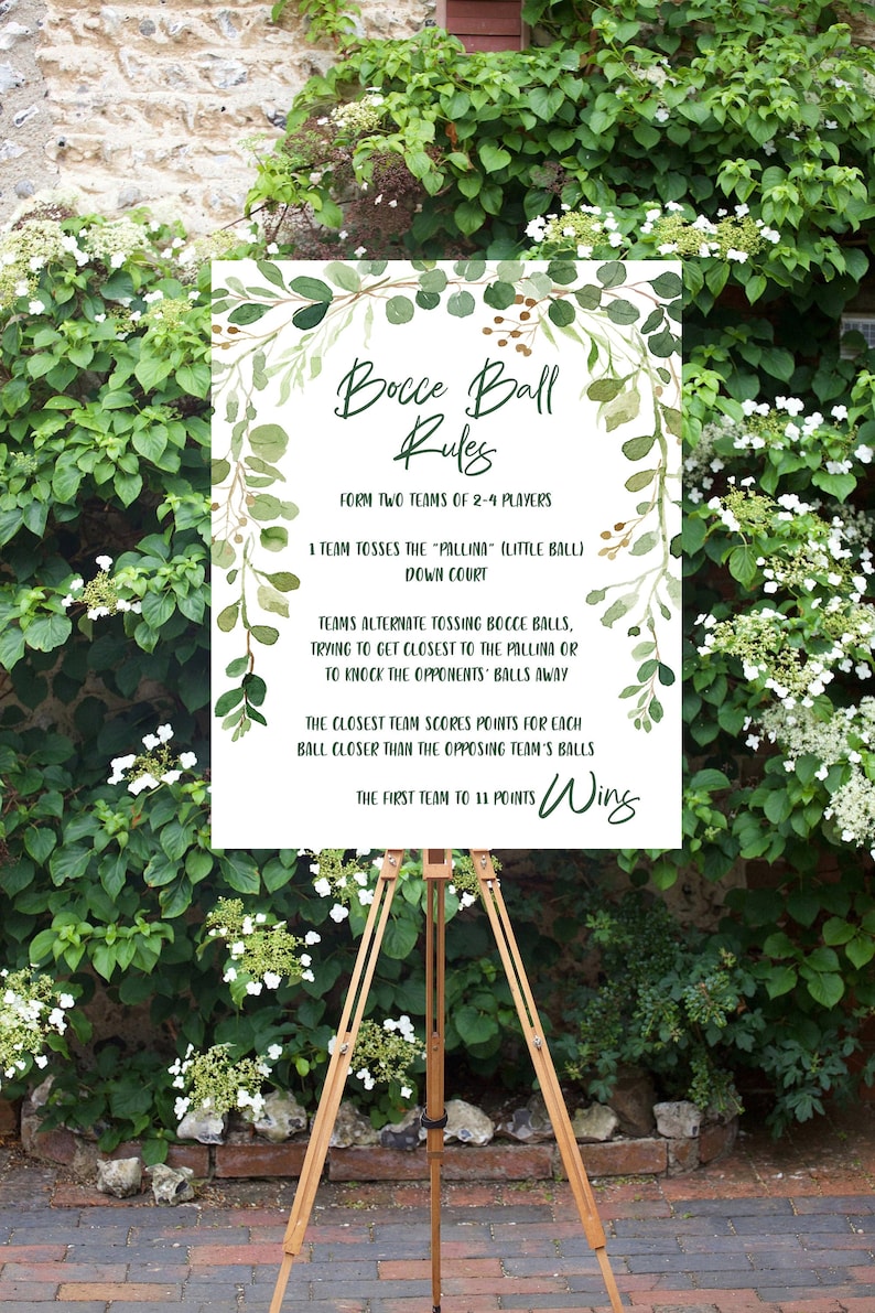 Bocce Ball Rules and Instructions: Essential for Wedding Lawn Games ...