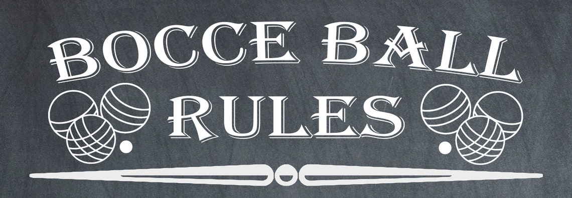 Bocce Ball Rules Print: Backyard Lawn Game Instructions (digital ...