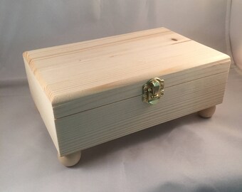 Unfinished wood box | Etsy