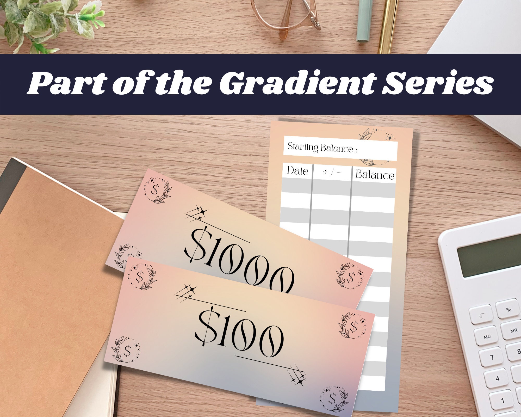 Income and Expense Tracker Cash Stuffing Printable Cash Tracker Instant ...