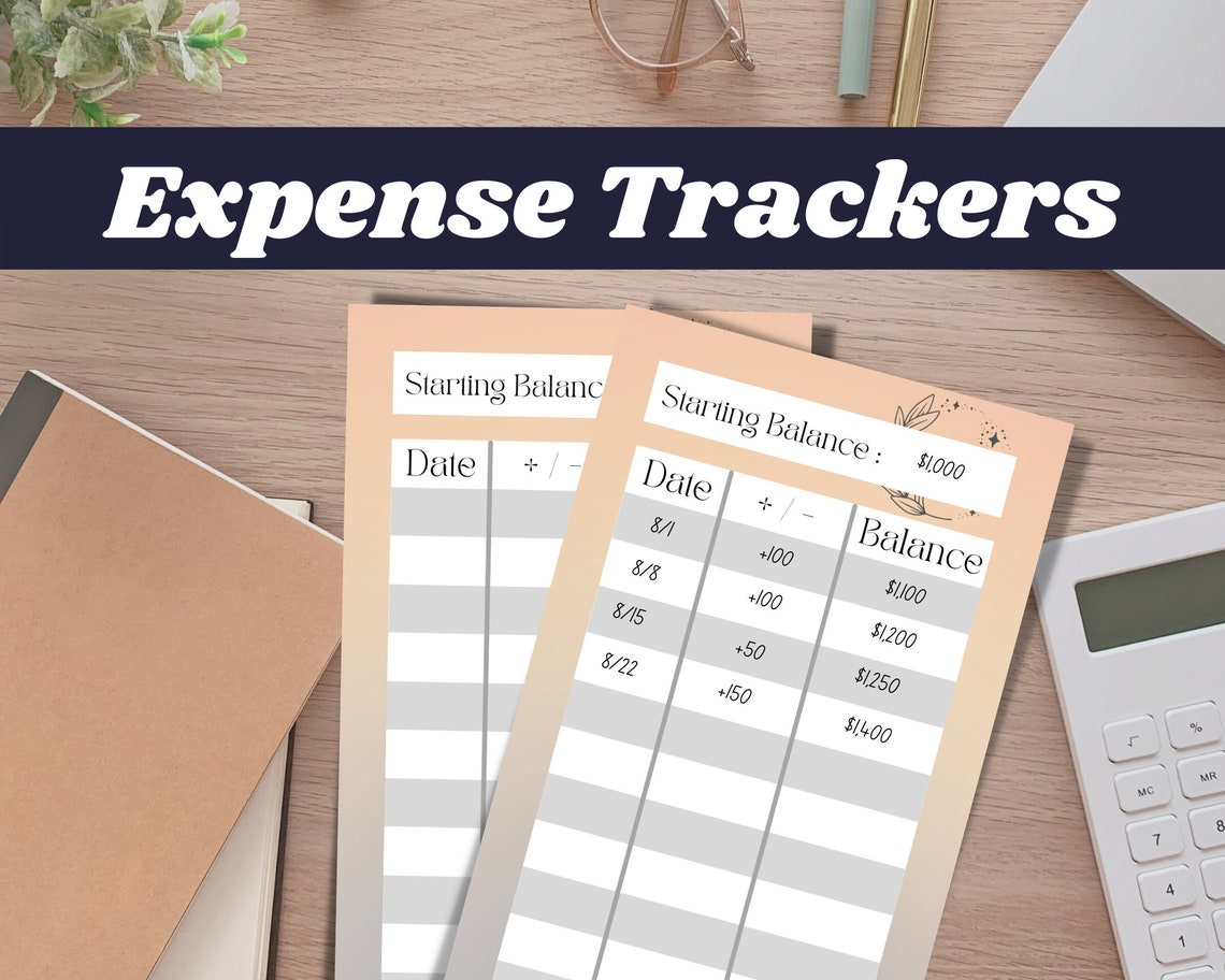 Income and Expense Tracker Cash Stuffing Printable Cash Tracker Instant ...