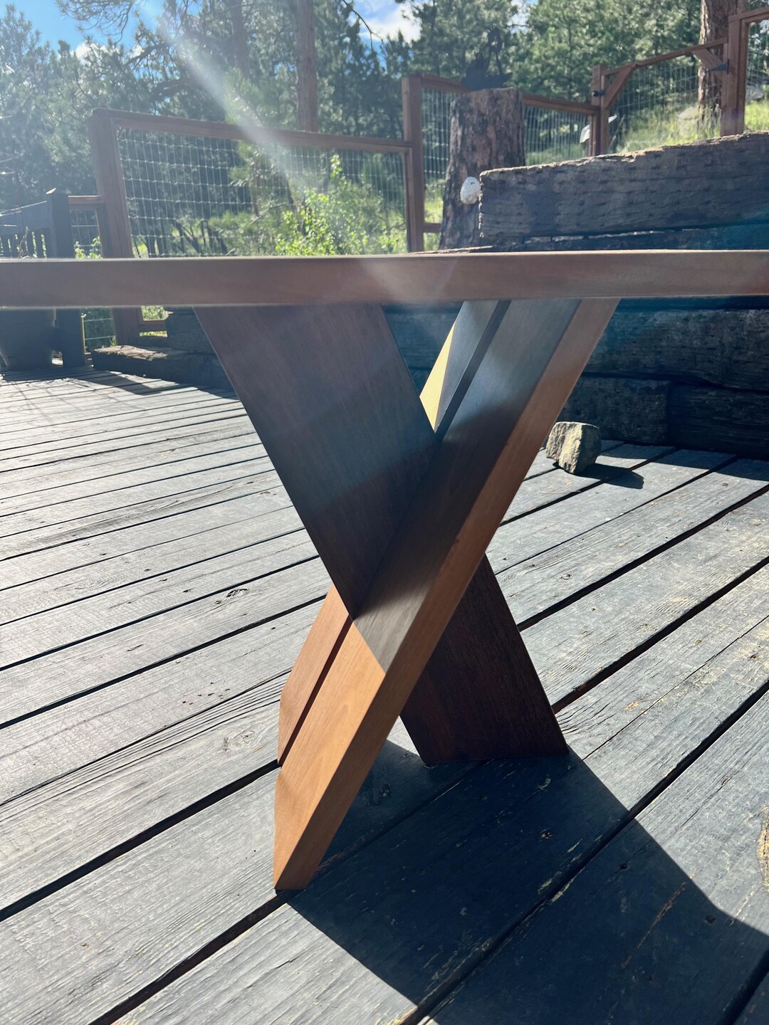 Ipe Reclaimed Side Table - Etsy