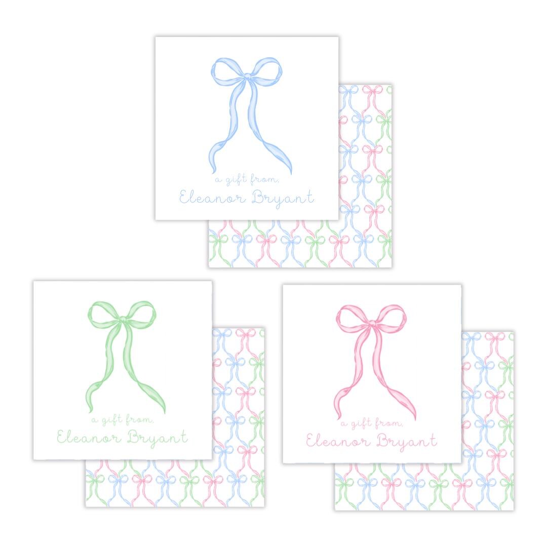 Variety Pack Bow Gift Tags, Gender Neutral Gift Tags - Etsy