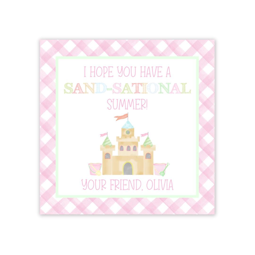 Sand-sational Gift Tags, End of the Year Gift Tags, Summer Gift Tags - Etsy