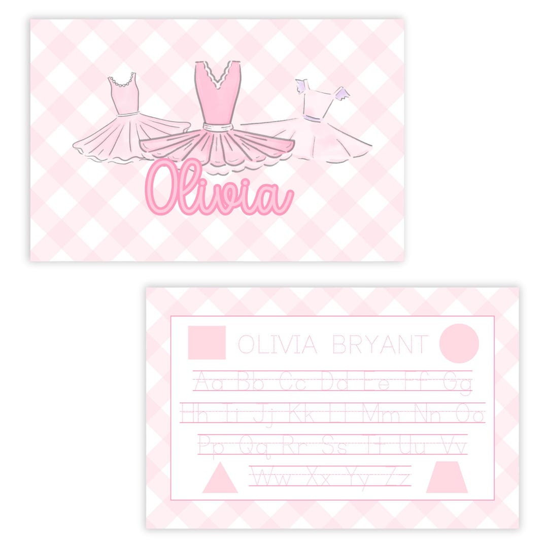 Pink Ballet Placemat, Laminated Placemat - Etsy