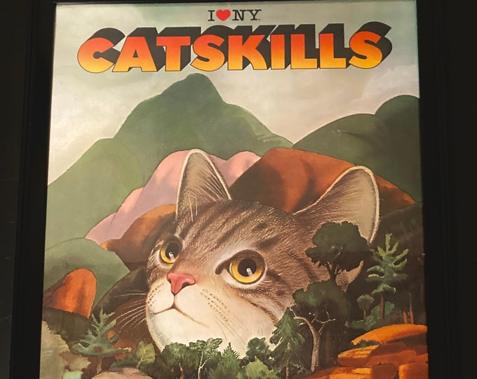 I Love New York Catskills, 1985 - Milton Glaser Poster - I Love NY Campaign - Etsy