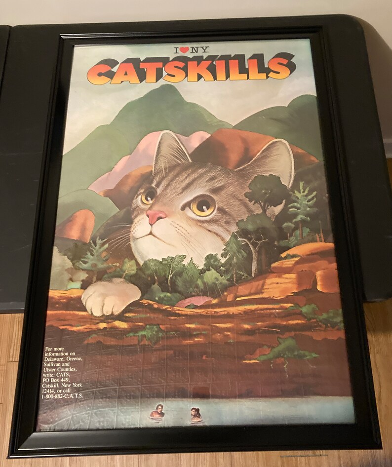 I Love New York Catskills, 1985 Milton Glaser Poster I Love NY Campaign - Etsy
