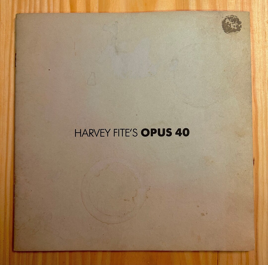 Harvey Fite Opus 40 Booklet, Pamphlet and Flier 1985 and 1978 - Etsy