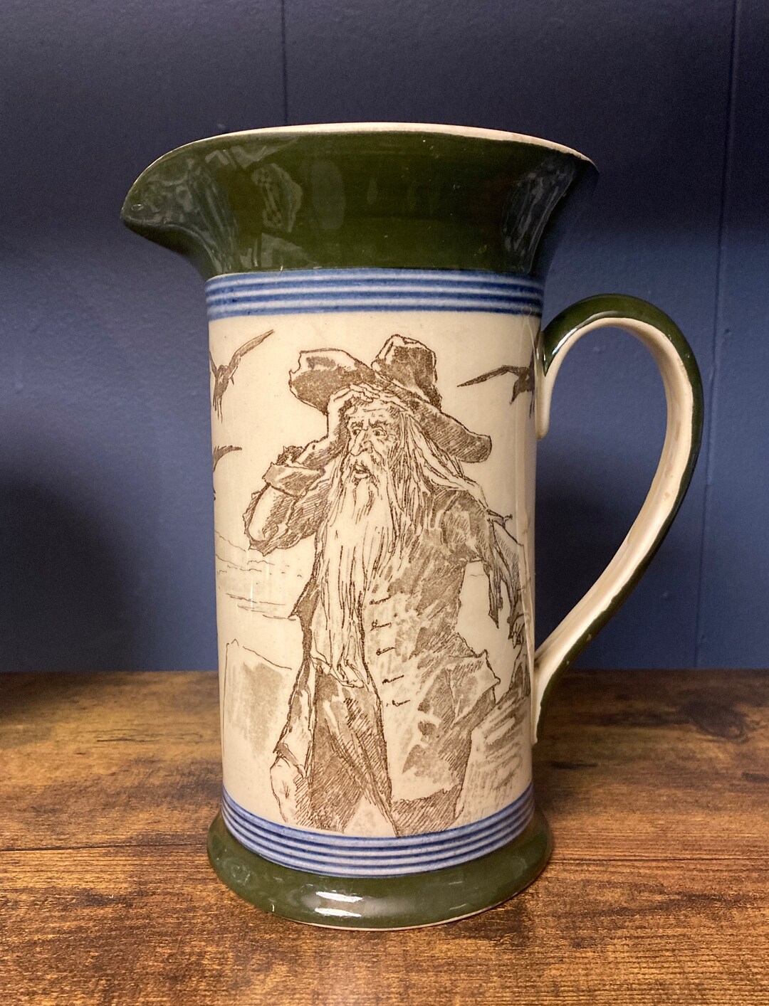 Royal Doulton Rip Van Winkle - RARE A Concord Shape Jug - Pitcher ...