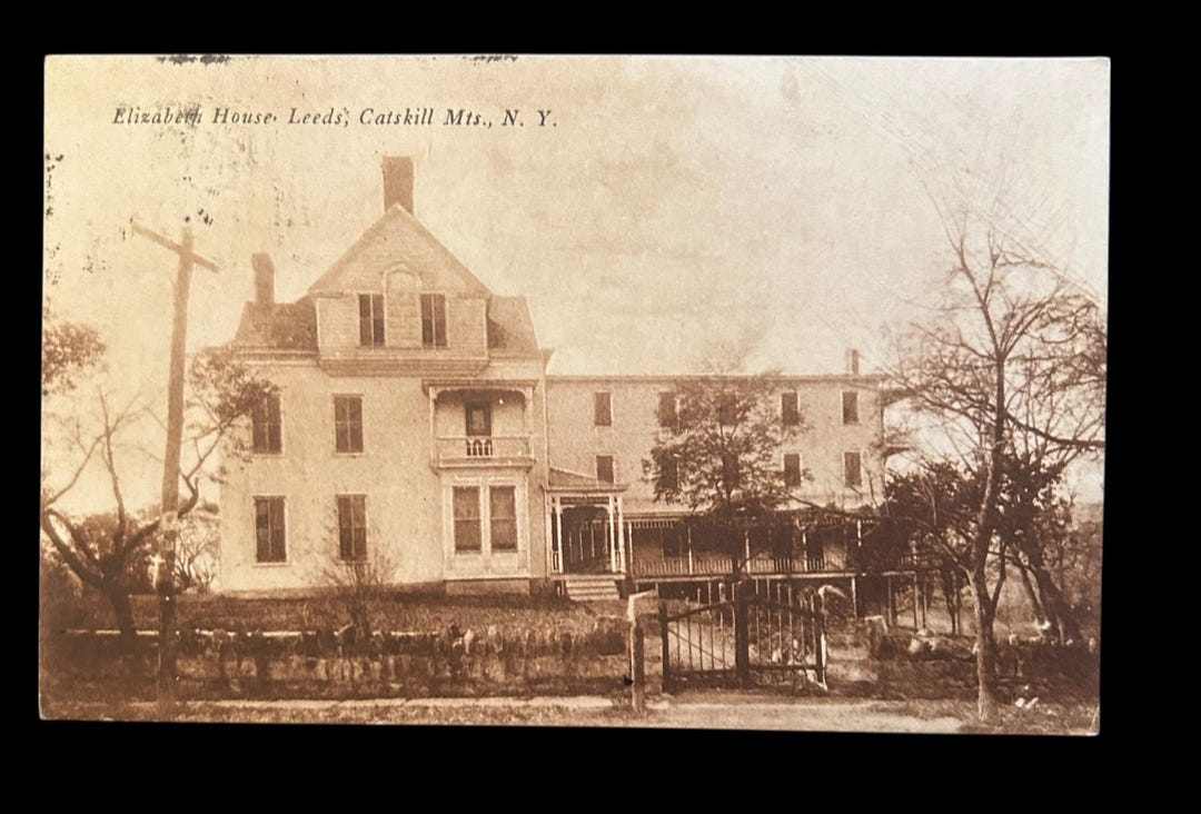 Vintage Postcard of the Elizabeth House, Leeds New York, Catskill ...