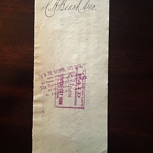 Rare Catskill Mountain Railroad Bank Note Signed by C. A Beach ...