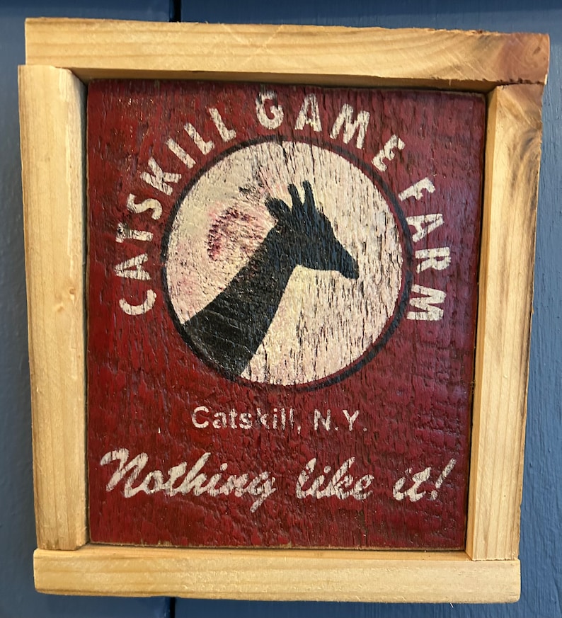 Catskill Game Farm Catskill NY Handmade of Vintage Barn - Etsy