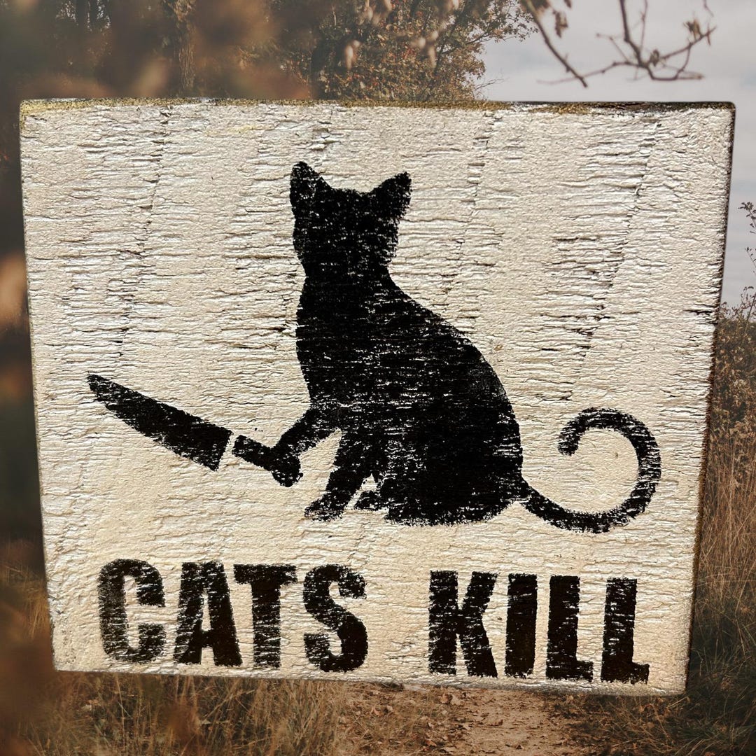 Cats Kill - Handmade of Vintage Barn Wood Sign - Catskill Mountains ...
