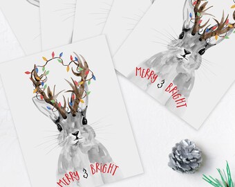 Jackalope Post Card - Etsy