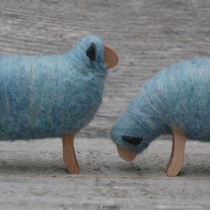 KITS to Make Your Own 5 Shades of Blue Color Free-standing Sheep ...