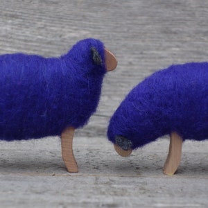 KITS to Make Your Own 5 Shades of Blue Color Free-standing Sheep ...