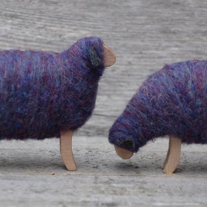 KITS to Make Your Own 5 Shades of Blue Color Free-standing Sheep ...