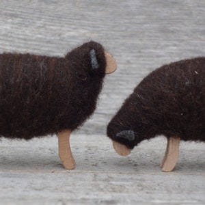 KITS to Make Your Own Natural Color Free-standing Sheep - White Oatmeal ...