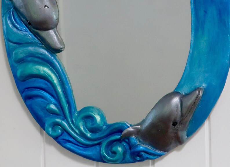 Blue Dolphins mirror | Etsy